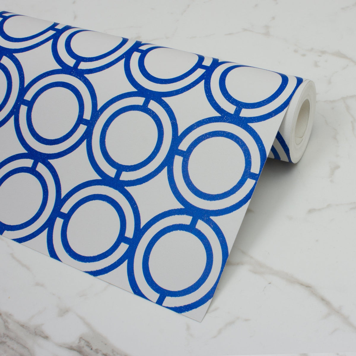 Palladian Loop Navy Blue Wallcovering – Bradley USA