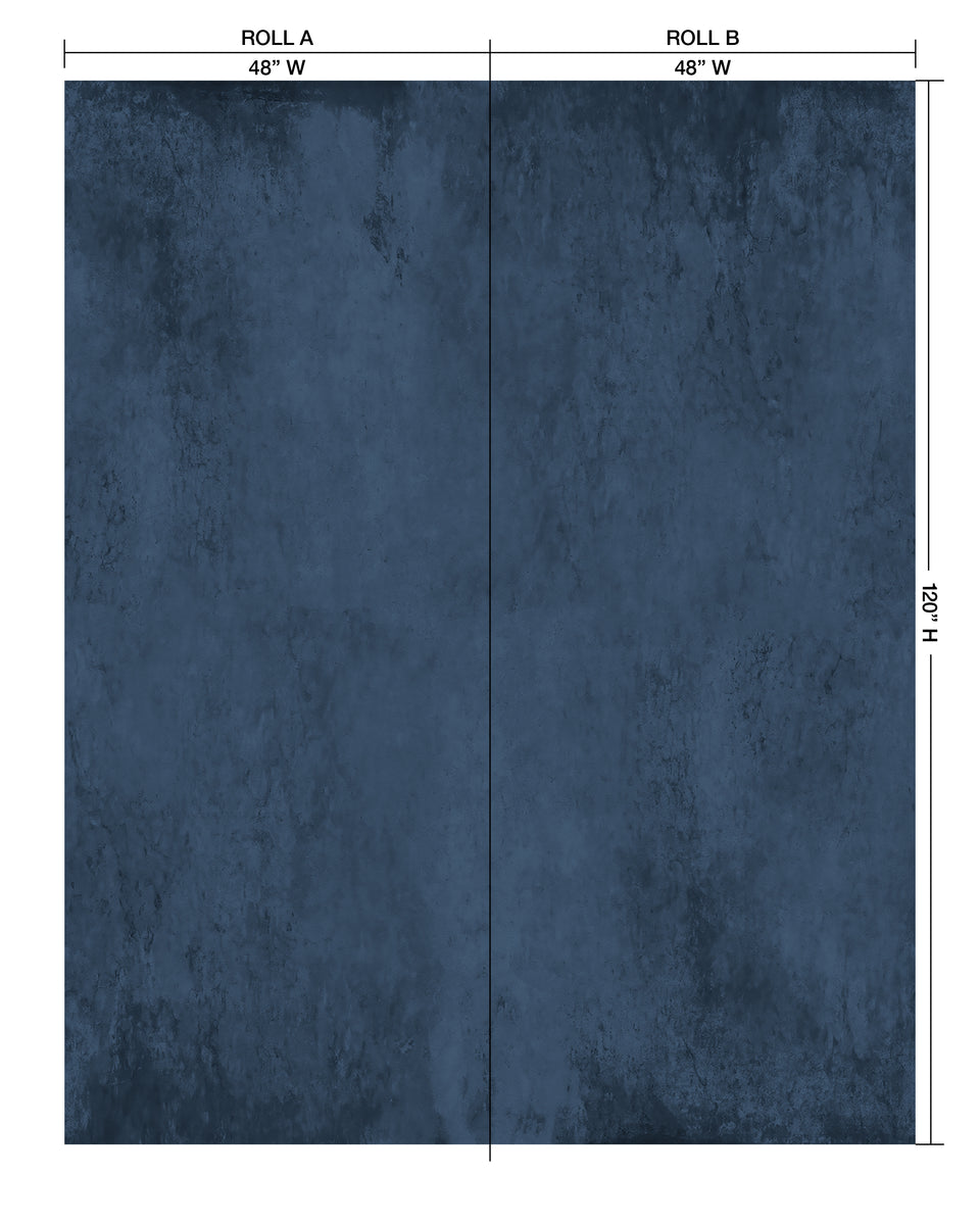 Modern Plaster Deep Blue Sea Wallcovering – Bradley USA