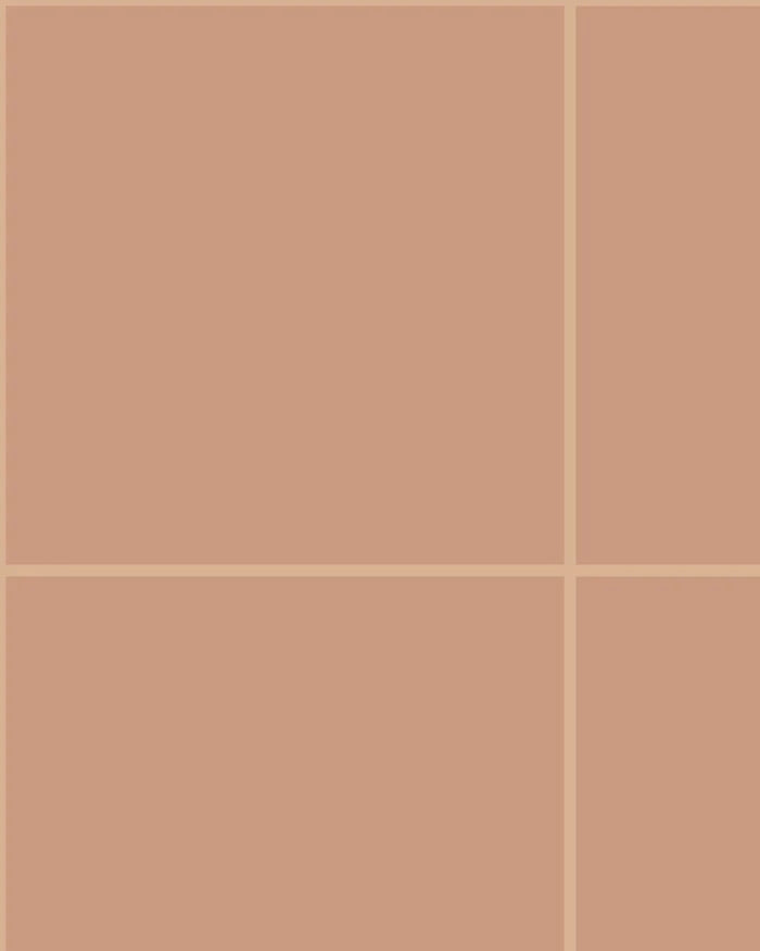 Grid Large Thin - Light Putty Lines on Putty Background – Bradley USA