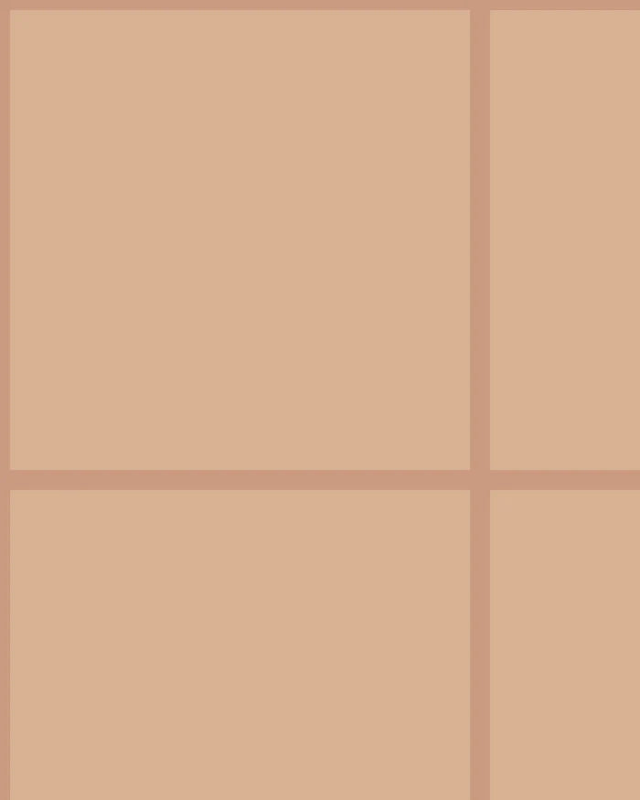 Grid Large Bold - Putty Lines on Light Putty Background – Bradley USA