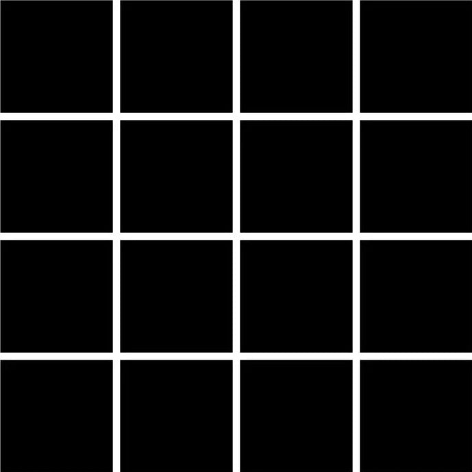 Grid Small Thin - White Lines on Black Background – Bradley USA