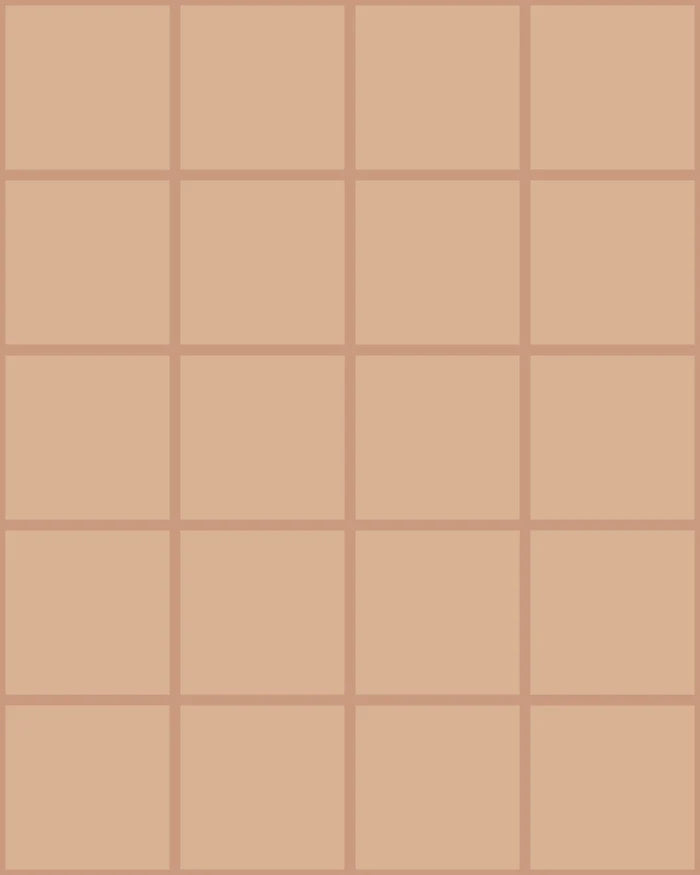 Grid Small Thin - Putty Lines on Light Putty Background – Bradley USA