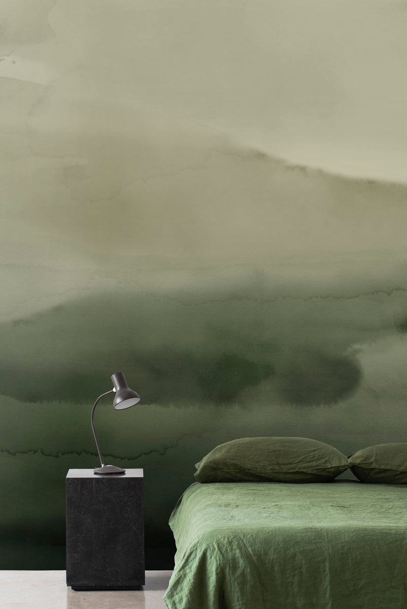 Wash Olive Wallpaper – Bradley USA