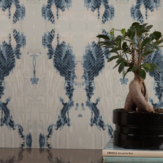 Cascade (Indigo) Wallpaper – Bradley USA