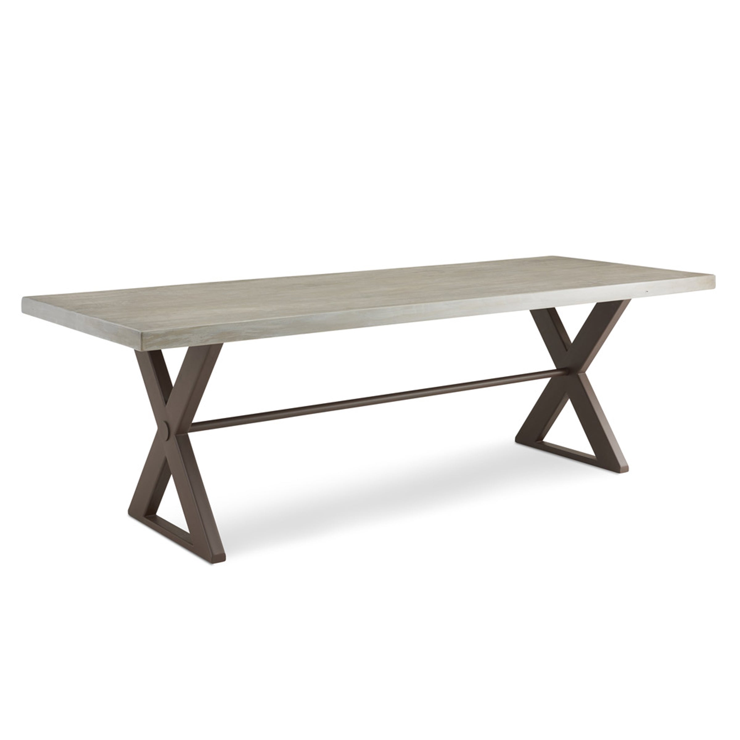 Terrence X Base Table With Stretcher – Bradley USA