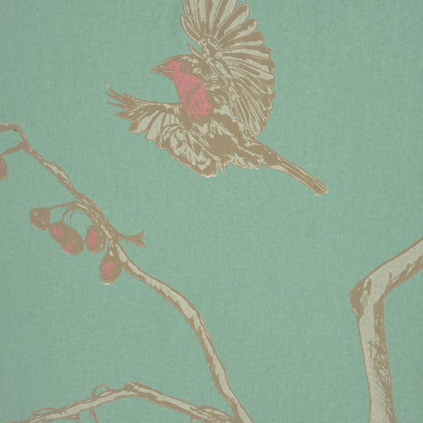 The English Robin - Jade Wallcovering – Bradley USA